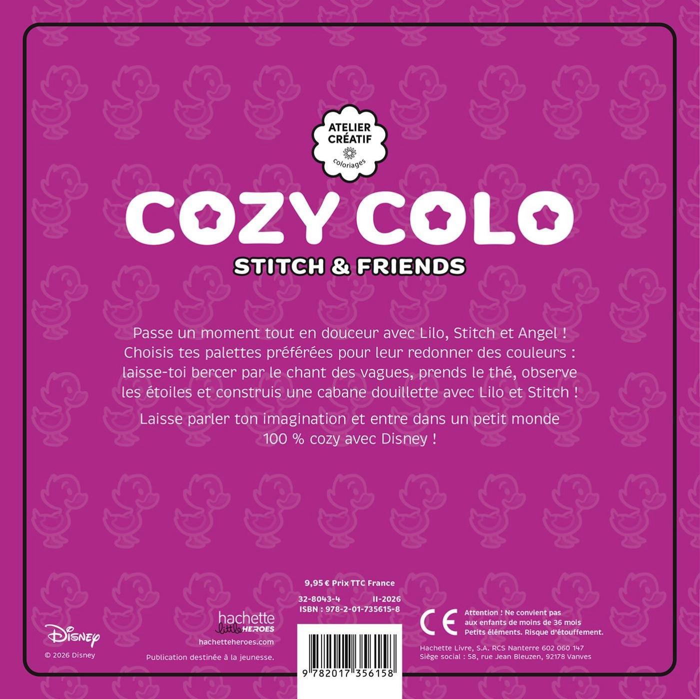 Cozy Disney - Stitch & Friends - - (EAN13 : 9782017356158) | HACHETTE ...